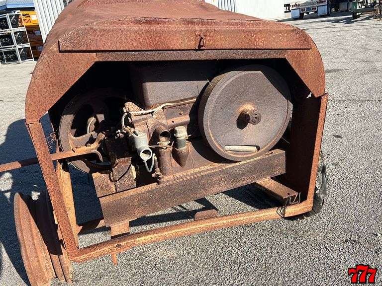 Antique Mixer w/ Cushman "Hit & Miss" Engine - 777 Auction Company
