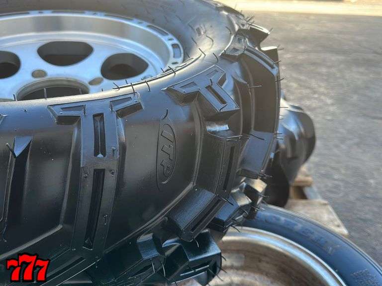 (4) AT20x11-9R Quad Sand Tires & (1) 27x11R14 Razor Tire - 777 Auction ...