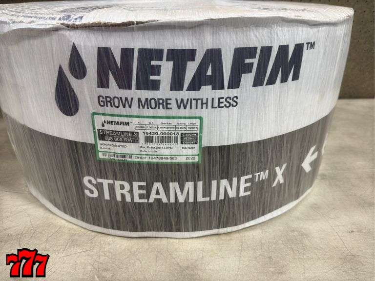 (2) Netafim Streamline X - 777 Auction Company