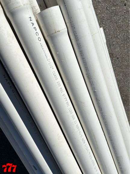 Quantity Of Napco 20ft. PVC Pipes - 777 Auction Company