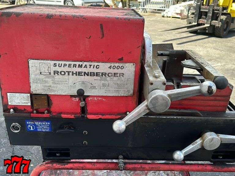 Supermatic 4000 Rothenberger Pipe Threader - 777 Auction Company