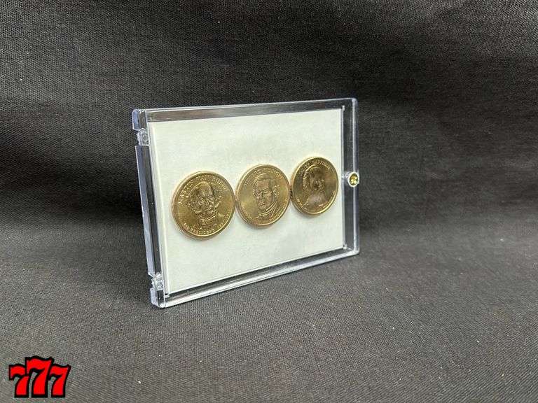 Presidential Gold Coins- Garfield, Fillmore & Van Burren - 777 Auction ...