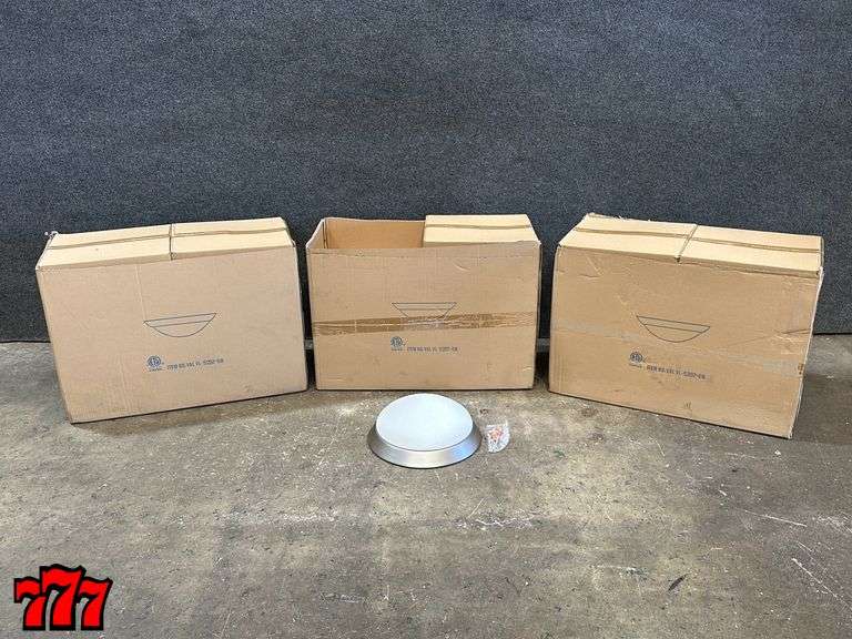 18 Dome Ceiling Lights - 777 Auction Company