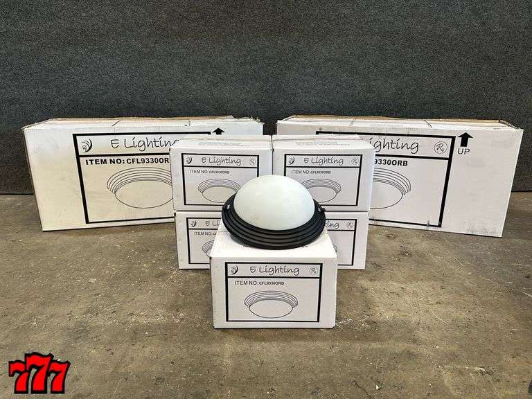 18 New Unused E. Lighting Dome Light Kits - 777 Auction Company