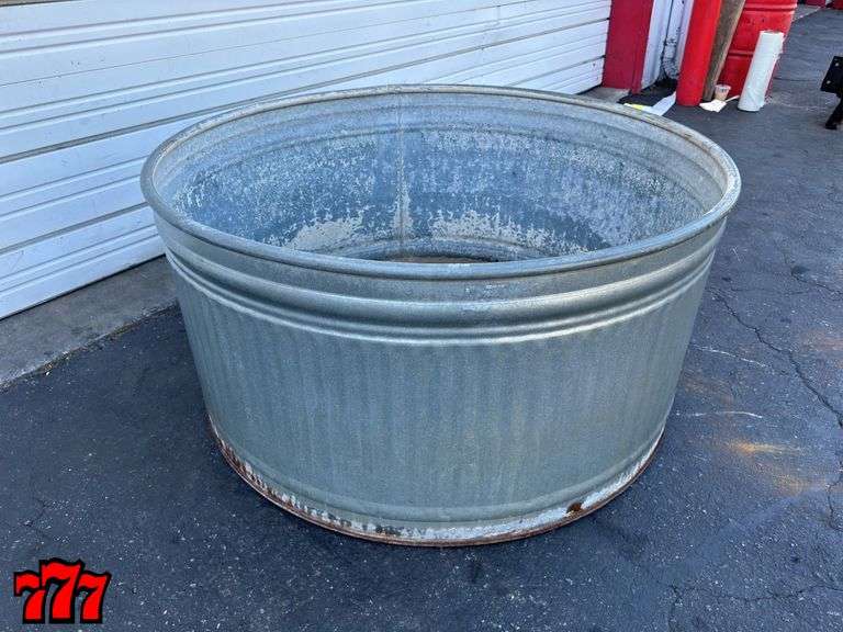 Galvanized 48” Trough - 777 Auction Company