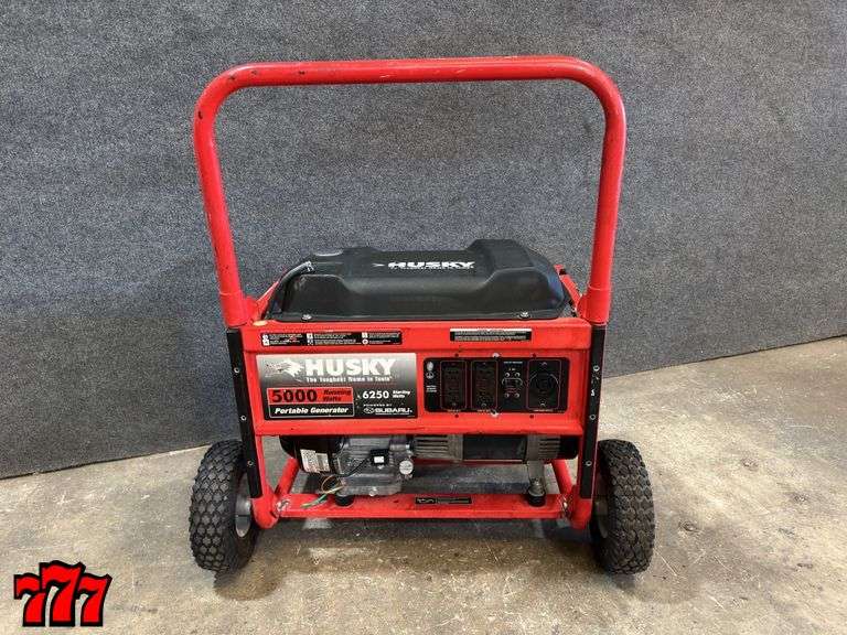 Husky Portable Generator - 777 Auction Company