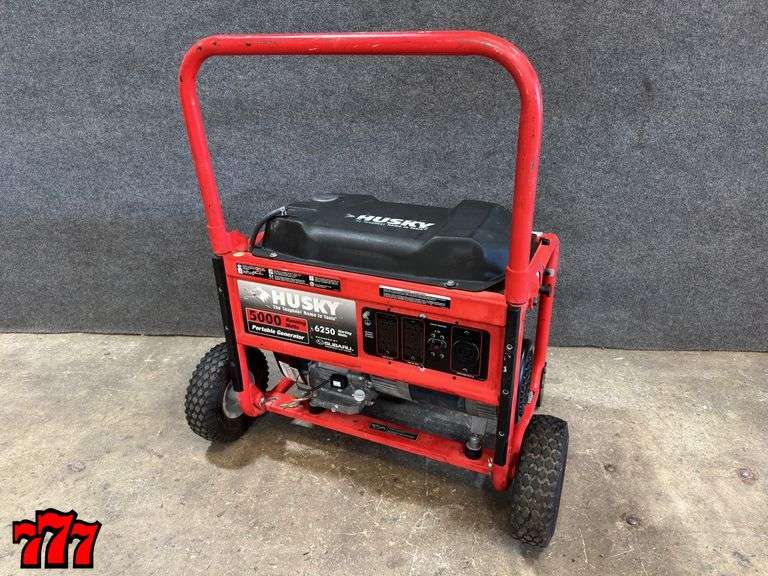 Husky Portable Generator - 777 Auction Company