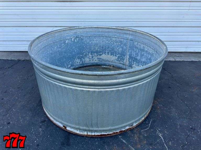 Galvanized 48” Trough - 777 Auction Company