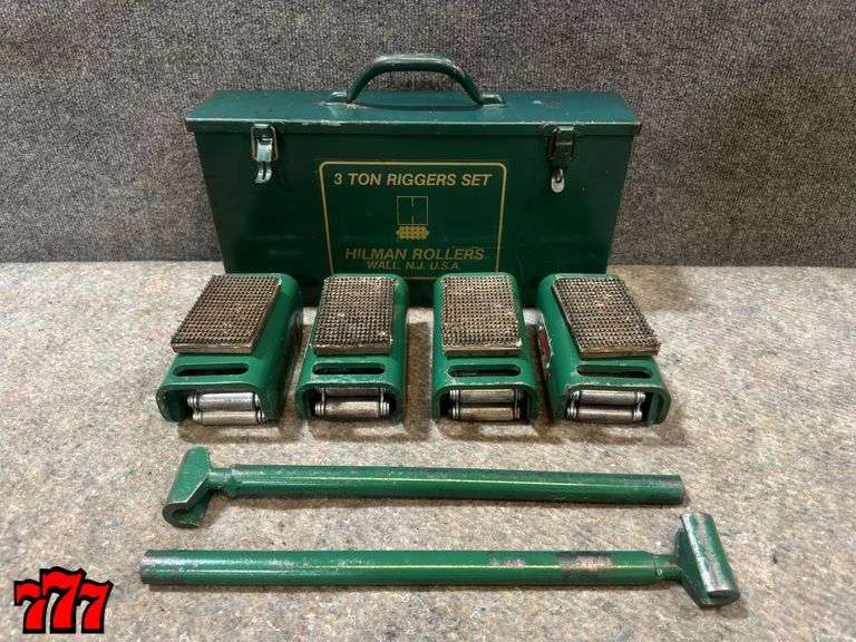 3 Ton Riggers Set - 777 Auction Company