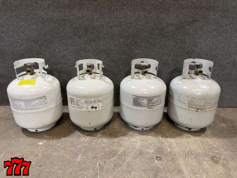 (4) 5 Gallon Propane Tanks - 777 Auction Company