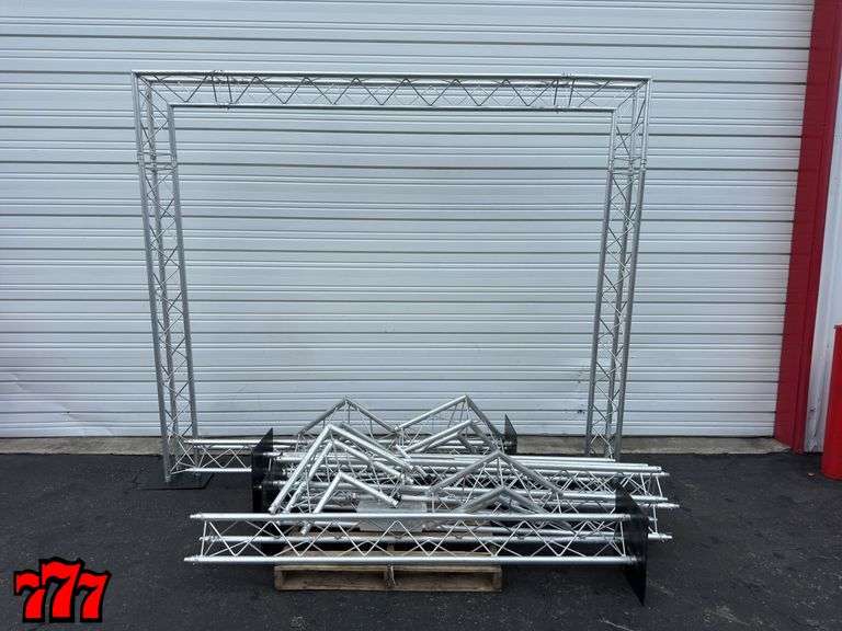 (3) 8’ Aluminum Stage Trusses - 777 Auction Company