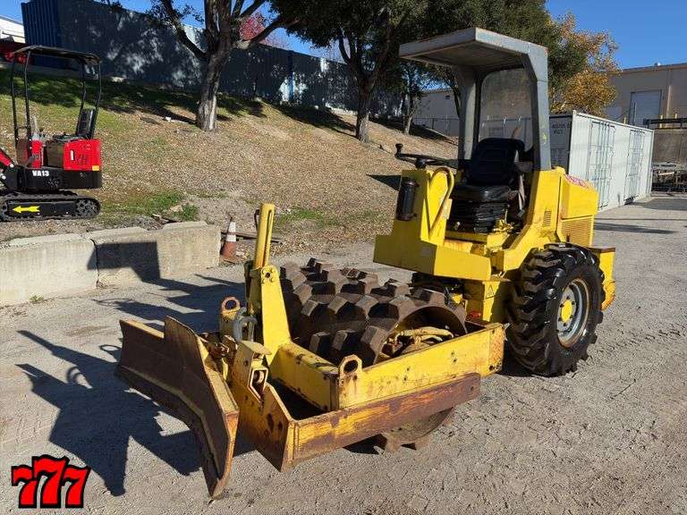 Rammax 4’ Vibratory Sheepsfoot Compactor (Diesel) w/624hrs - 777 ...