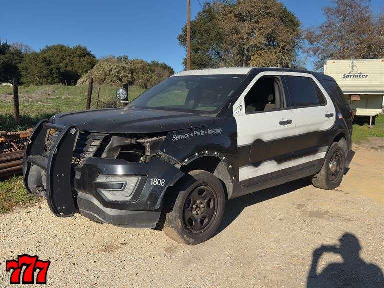 2017 Ford Explorer Police Interceptor (Non-Running) - 777 Auction Company