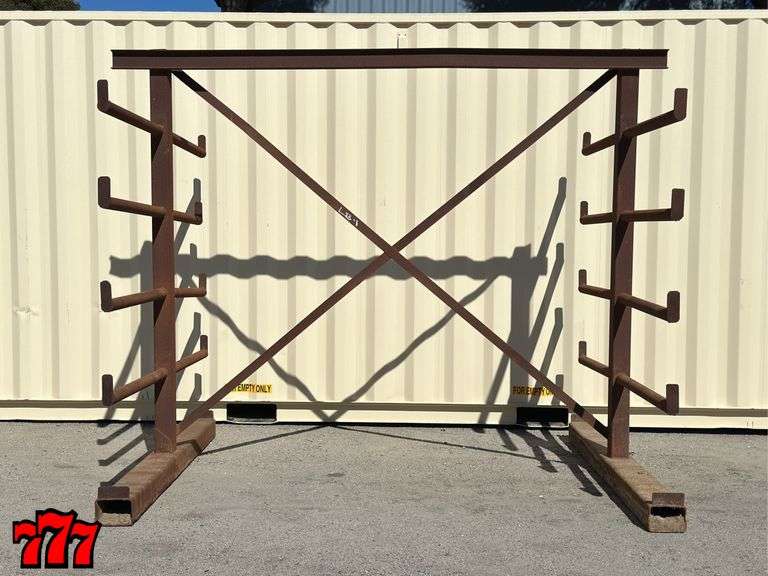 Large 8’ Tall Metal Rack - 777 Auction Company