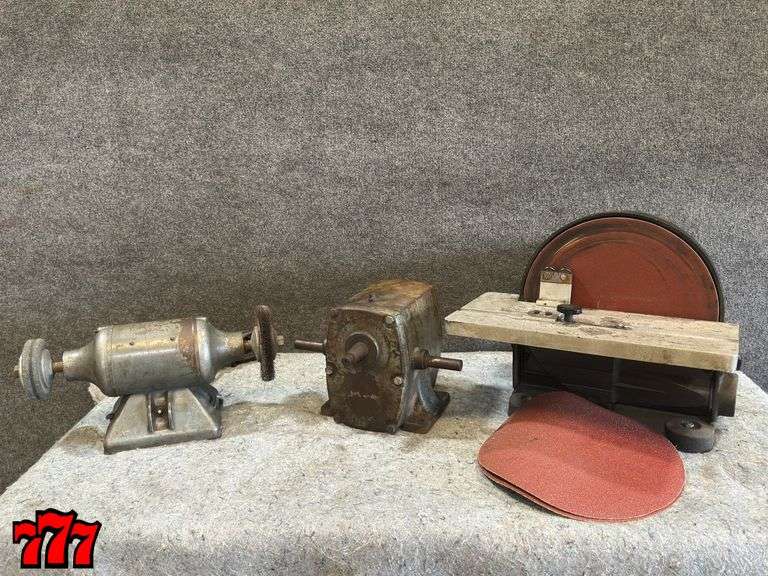 1 Buffer, 1 Speed Reducer & 1 Central Machinery 12” Direct Drive Bench ...