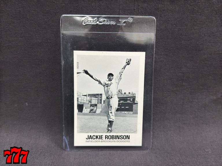 Jackie Robinson Vintage Baseball Card - 777 Auction Company