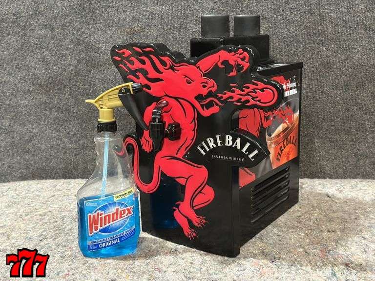Fireball Whiskey Dispenser - 777 Auction Company