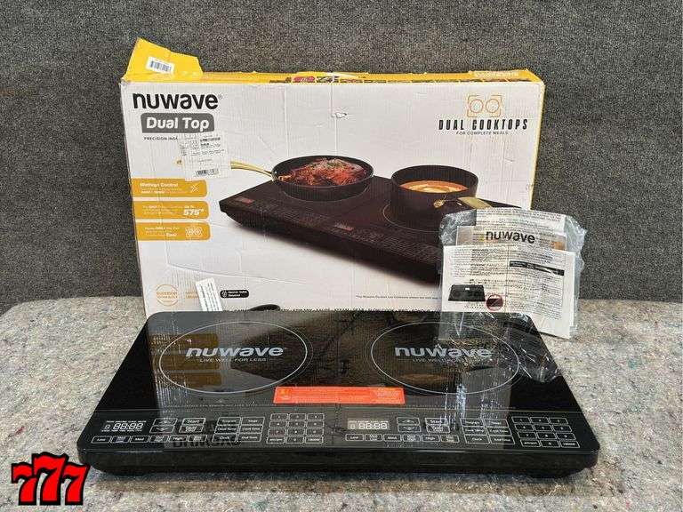 New Unused Nuwave Double Induction Cooktop - 777 Auction Company