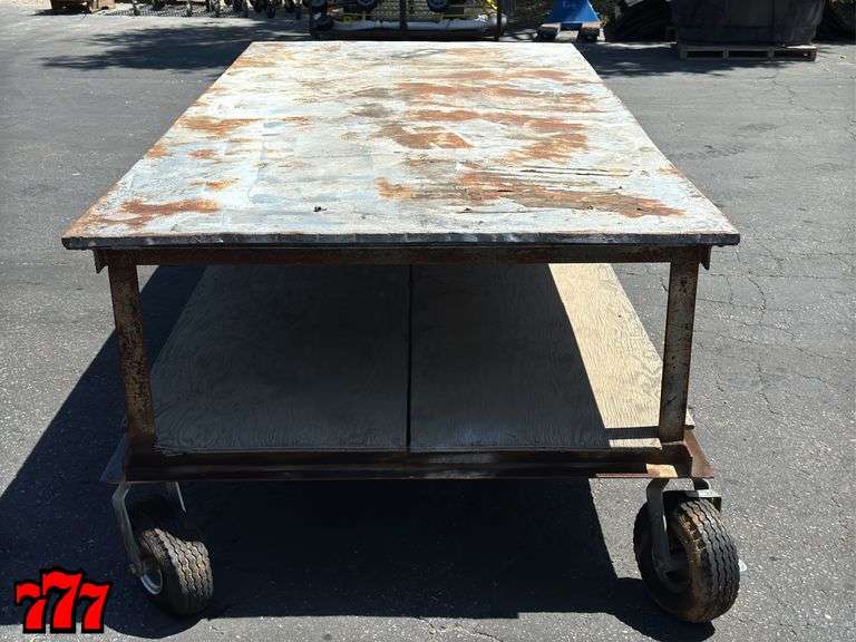 95” x 47” Rolling Work Bench - 777 Auction Company
