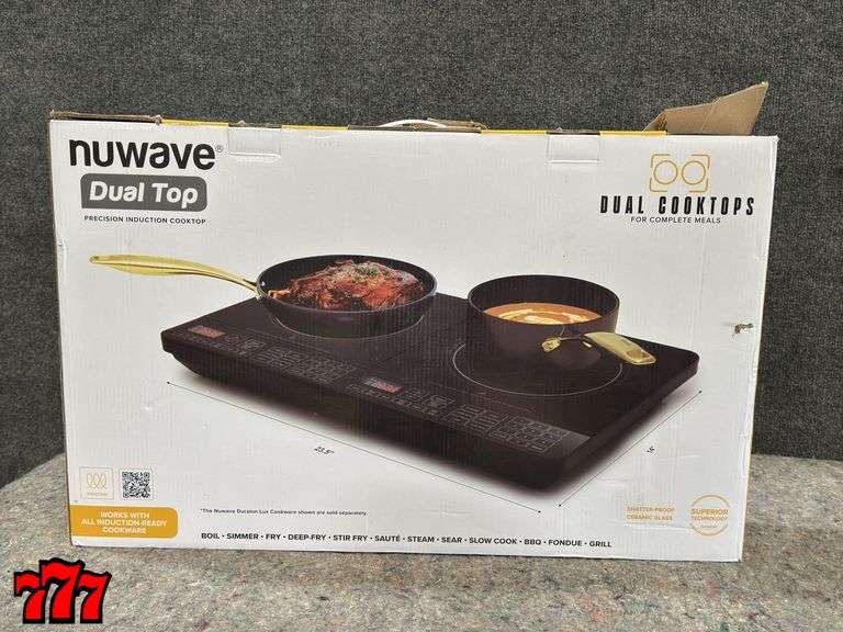 New Unused Nuwave Double Induction Cooktop - 777 Auction Company