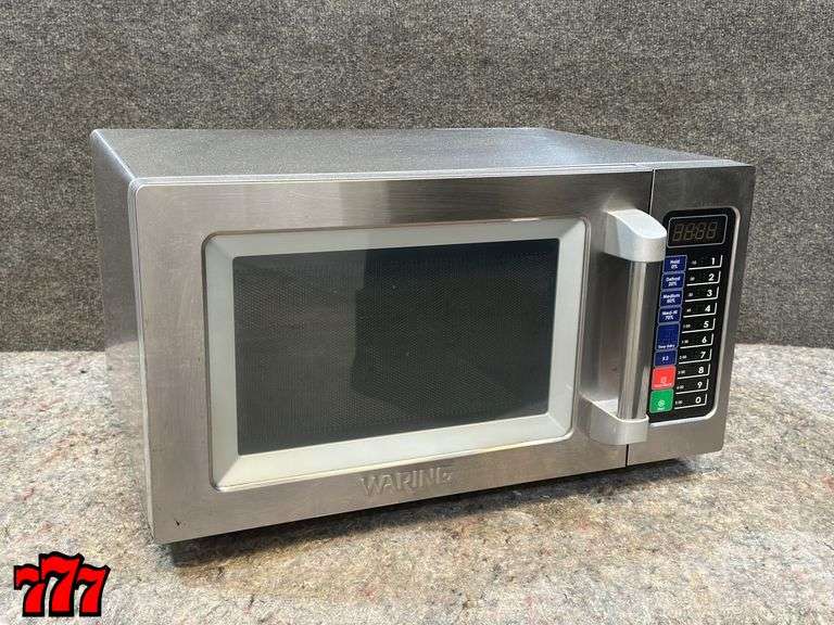 Waring Stainless Steel Commercial Microwave - 777 Auction Company