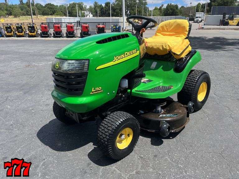 John Deere L110 Ride On Mower - 777 Auction Company