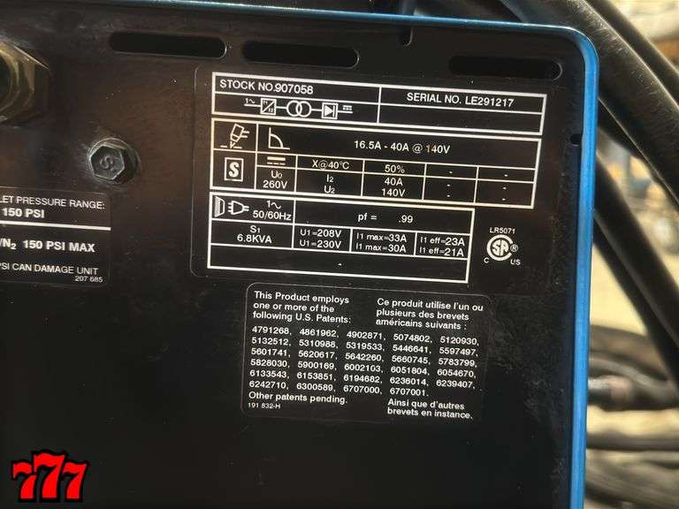 Miller Spectrum 625 Welder - 777 Auction Company