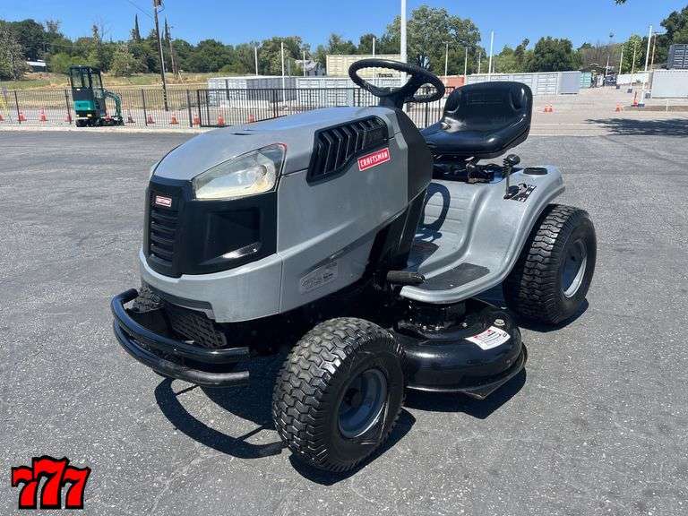 Craftsman LT1500 Ride-On Mower 42" - 777 Auction Company