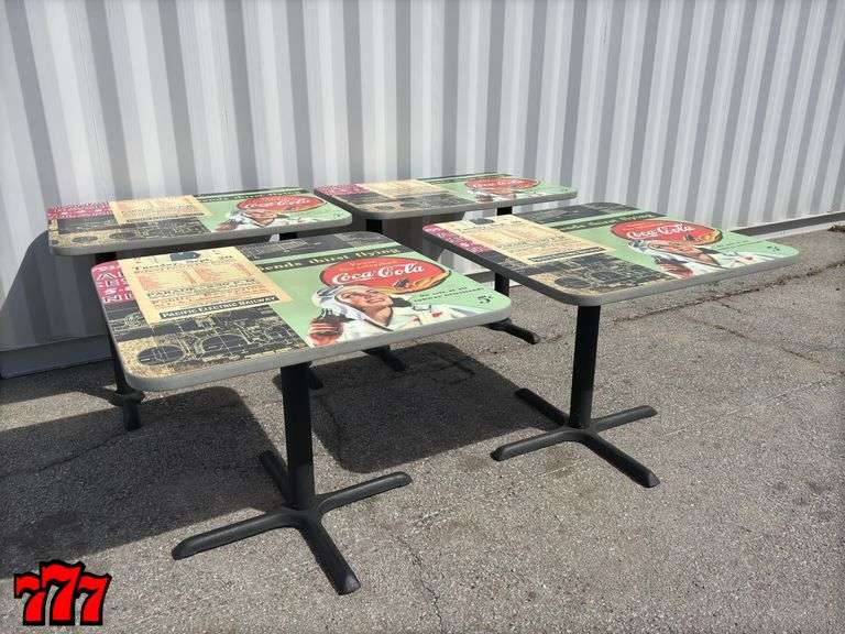 (2) 30” x 42” & (2) 36” x 36” Tables - 777 Auction Company