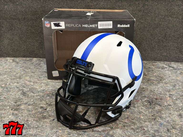 Riddell Colts Replica Helmet - 777 Auction Company