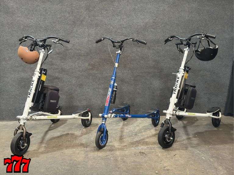 Trikke T8 Air & 2 Trikke Pon-E 48v’s - 777 Auction Company