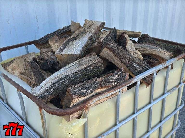 Large Quantity Of Oak Wood w/ Tote - 777 Auction Company