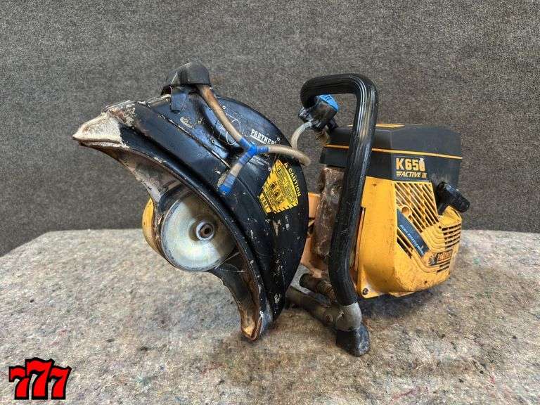 Partner K650 Gas Powered Concrete Saw - 777 Auction Company