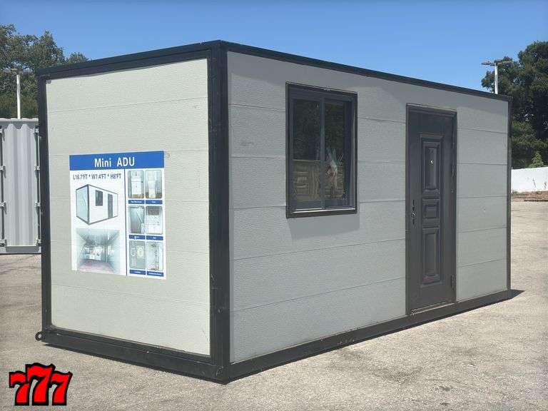New Unused 16’ Mini ADU Building w/ Full Bathroom, 2 Windows, 1 Side ...