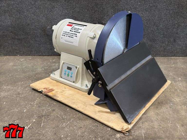 Dayton 12” Variable Speed Disc Sander - 777 Auction Company