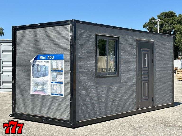 New Unused 16’ Mini ADU w/ Full Bathroom & 2 Windows - 777 Auction Company