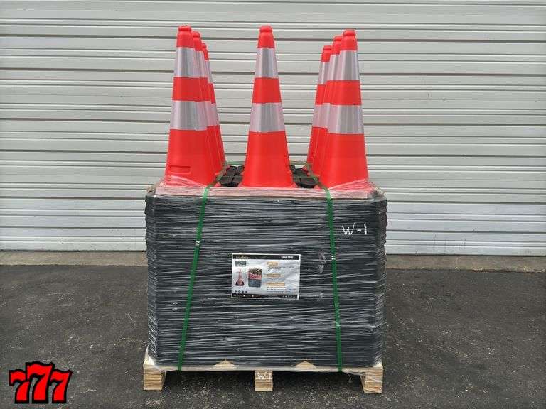 250 New Unused 30” Traffic Cones - 777 Auction Company