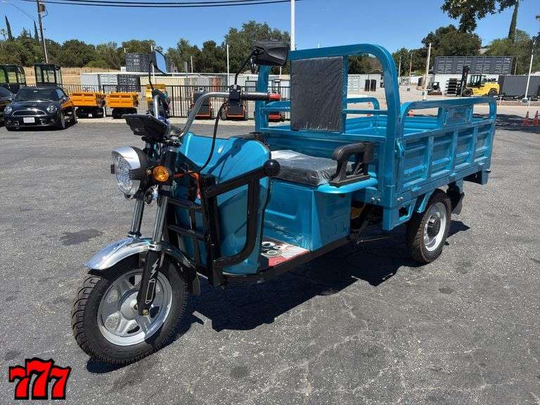 IRET15 Electric 3-Wheeler w/Dump Bed - 777 Auction Company