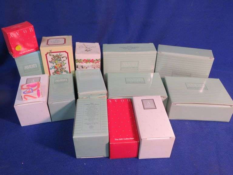 Avon Christmas collectibles in original boxes - AAA Auction and Realty