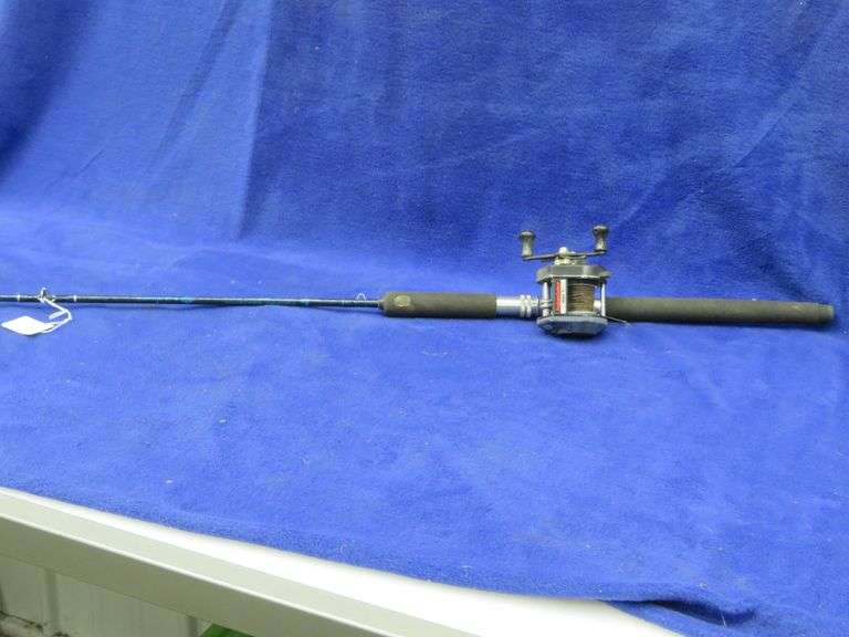 Blue Diamond fishing pole with an Ambassadeur Mag II reel - AAA Auction ...