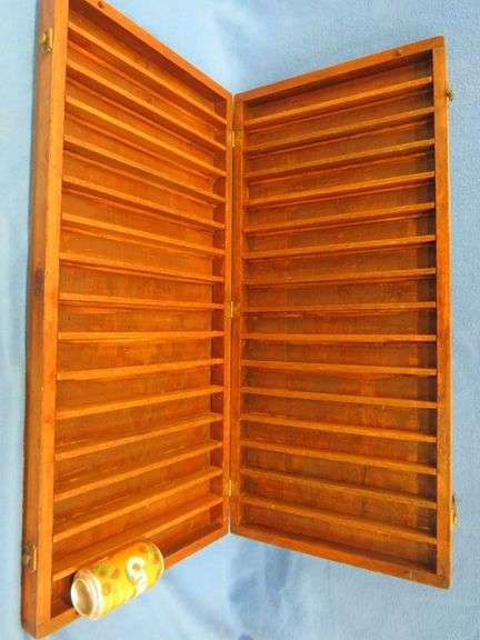 Hinged display box that hung on a wall. - AAA Auction and Realty