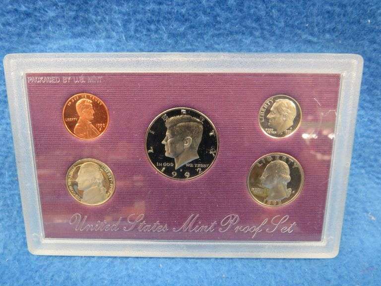 1983, 1984, and 1992 US Mint Proof sets - AAA Auction and Realty