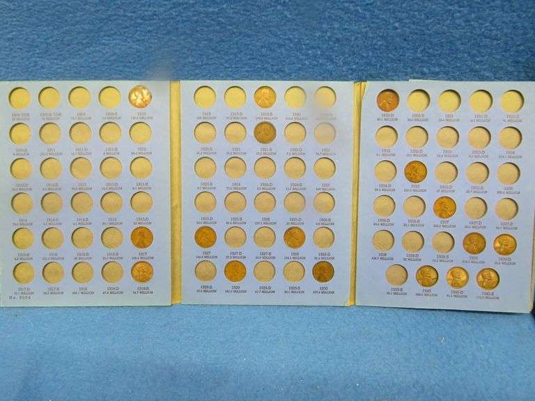 Three Lincoln Penny Whitman albums with pennies: one for pennies from ...
