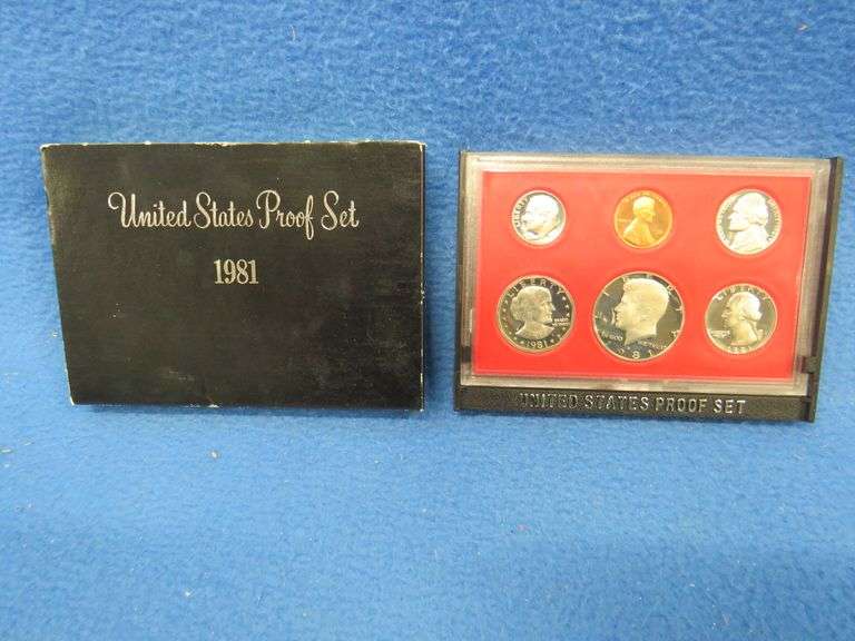 1981 and 1982 US Mint Proof Sets - AAA Auction and Realty