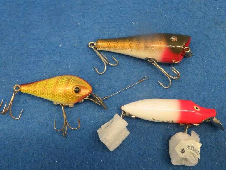 CCBC? 3" wooden Plunker, P&K 2 1/4" Amazing Maise, and a Heddon 3 ...