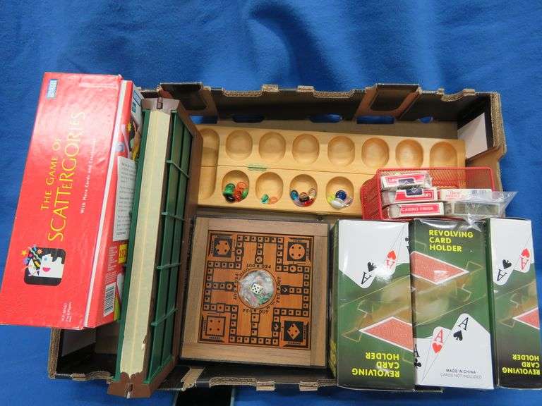 Cards, games and more - AAA Auction and Realty