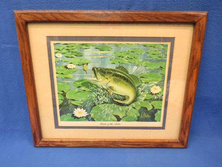 Les Kouba print "Pride of the Lilies" 22 1/2" x 18 1/2" - AAA Auction ...