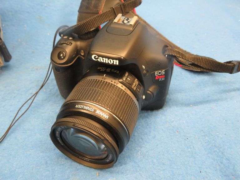 Canon EOS Rebel T2i camera, extra lenses, manual, and supplies ...
