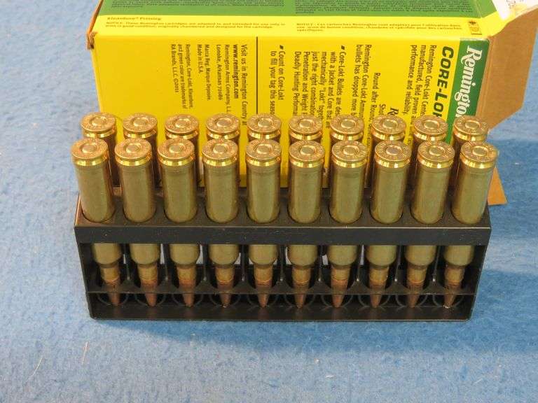 Twenty Remington 7mm REM Mag rounds - AAA Auction and Realty