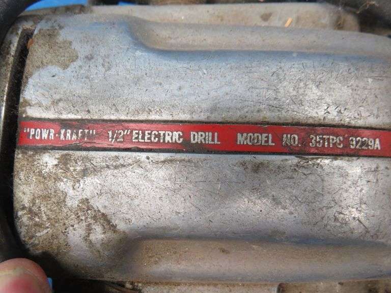 Powr-Kraft 1/2" drive drill - AAA Auction and Realty